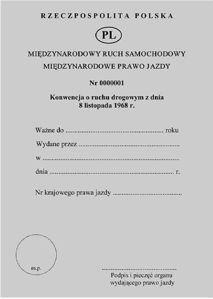Poland - International Driving Permit